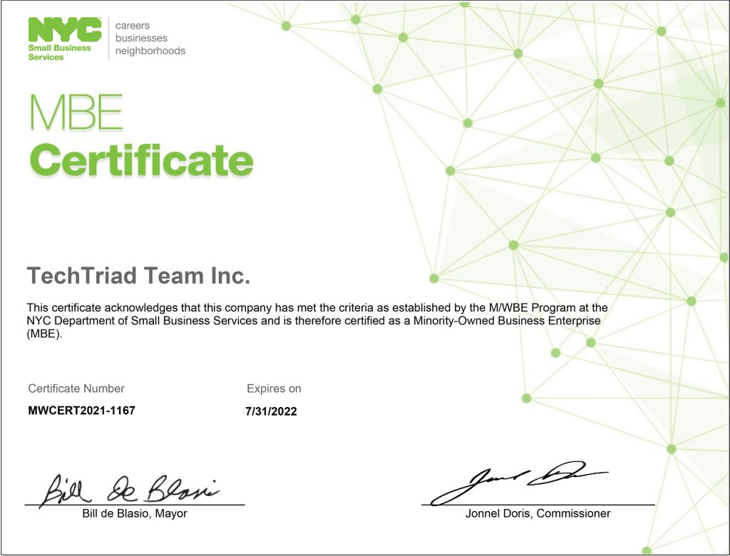 TechTriad: Elevating Excellence with MBE Certification