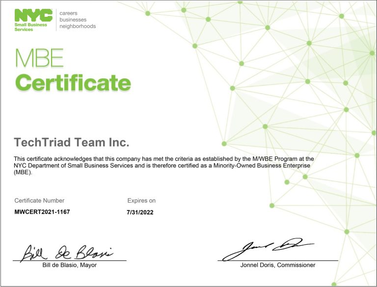 TechTriad: Elevating Excellence with MBE Certification